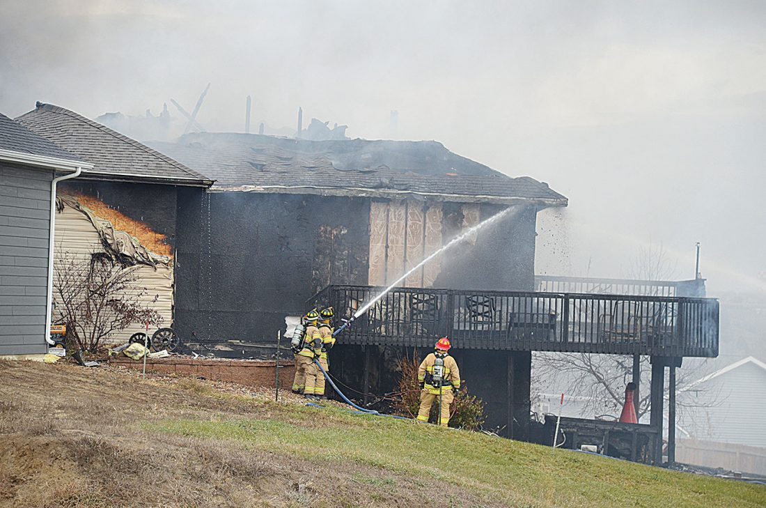 Crews from all 4 Minot fire stations battle blaze in southwest Minot ...